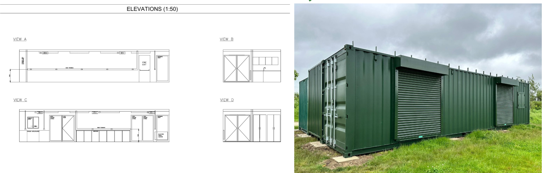 Shipping Container Solution for a Valuable Community Hub